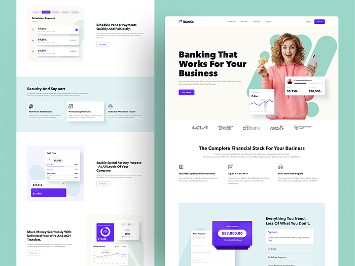 Financial Website designs, themes, templates and downloadable graphic ...