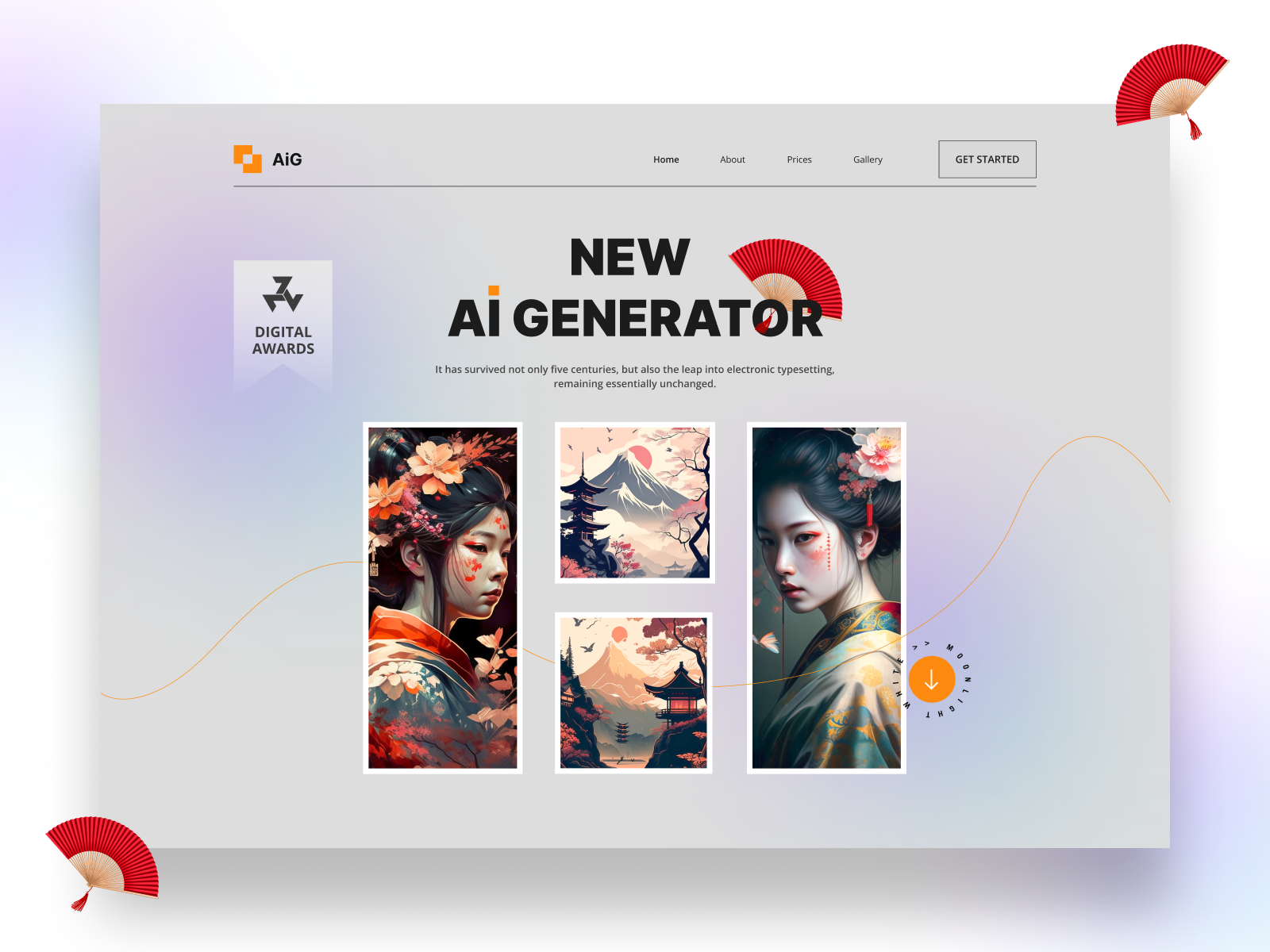 Ai Generator Landing Page by UMMY AMERIN ASHA on Dribbble