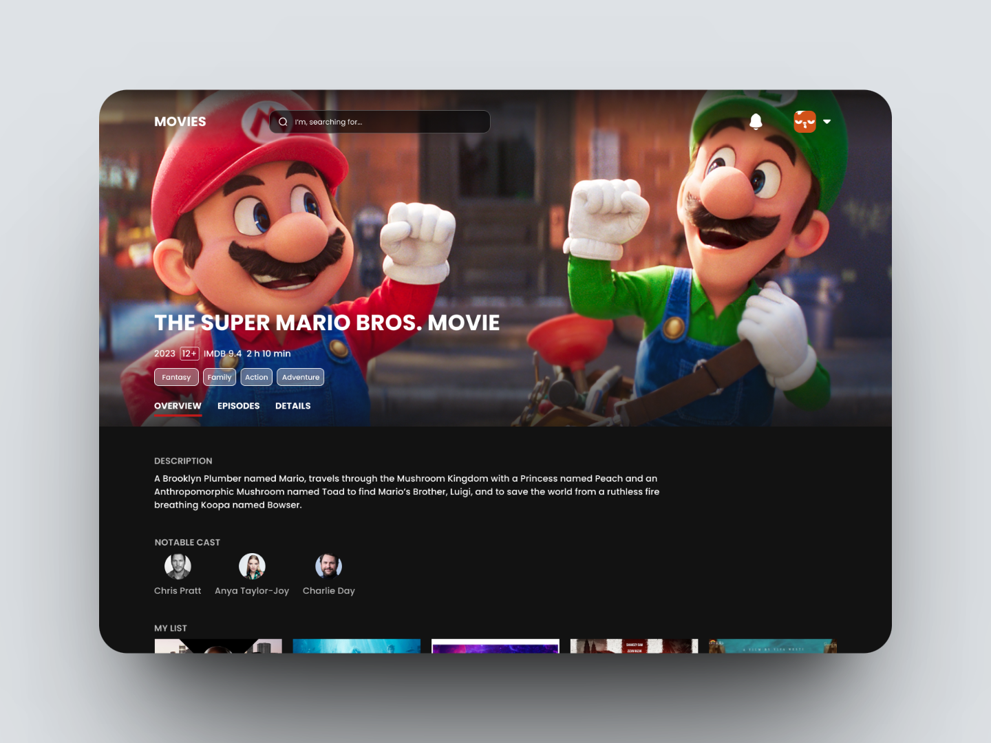 Movies by Amin Haiqal on Dribbble