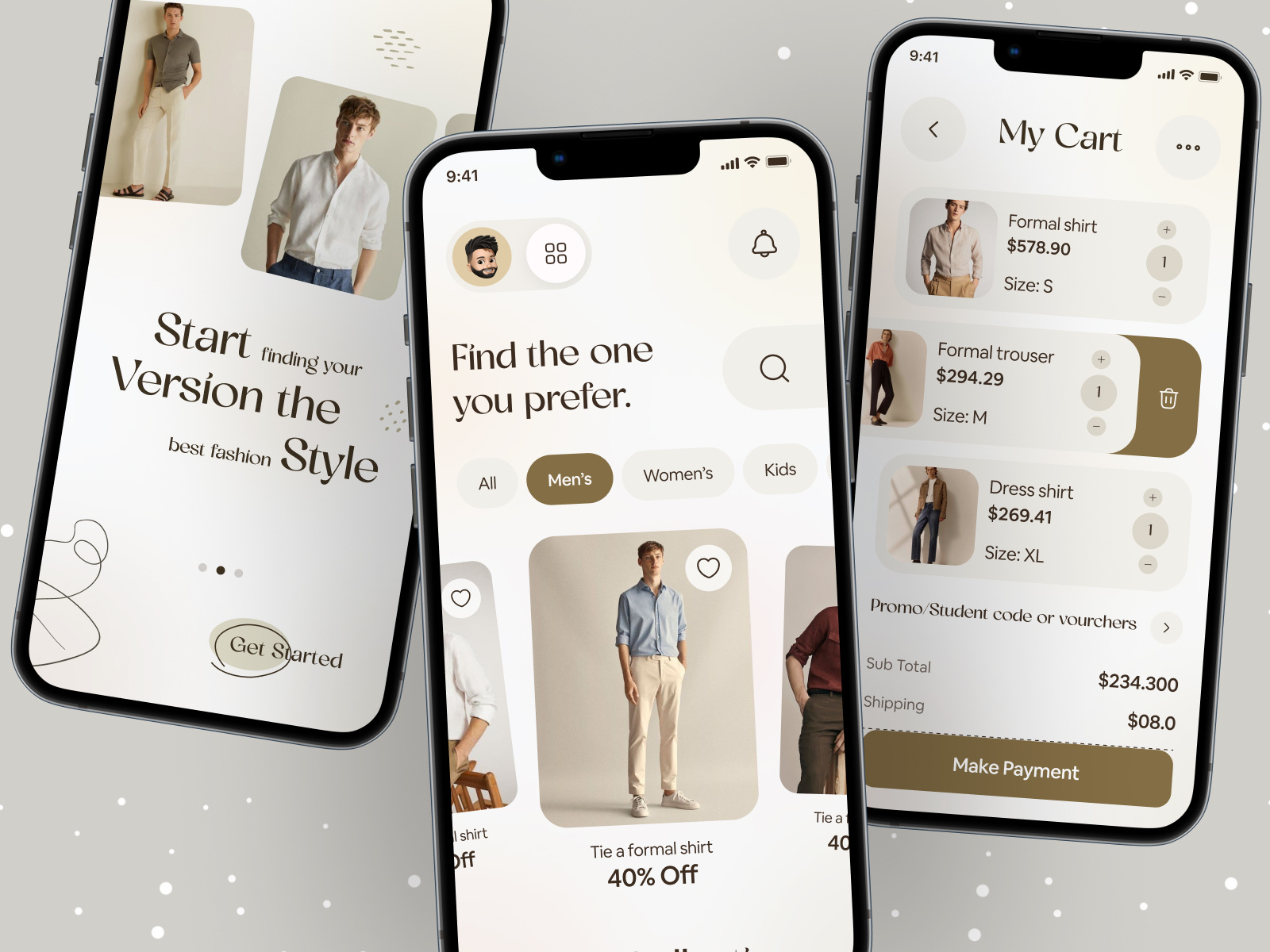 Fashion Store App UI by Ofspace UX/UI on Dribbble