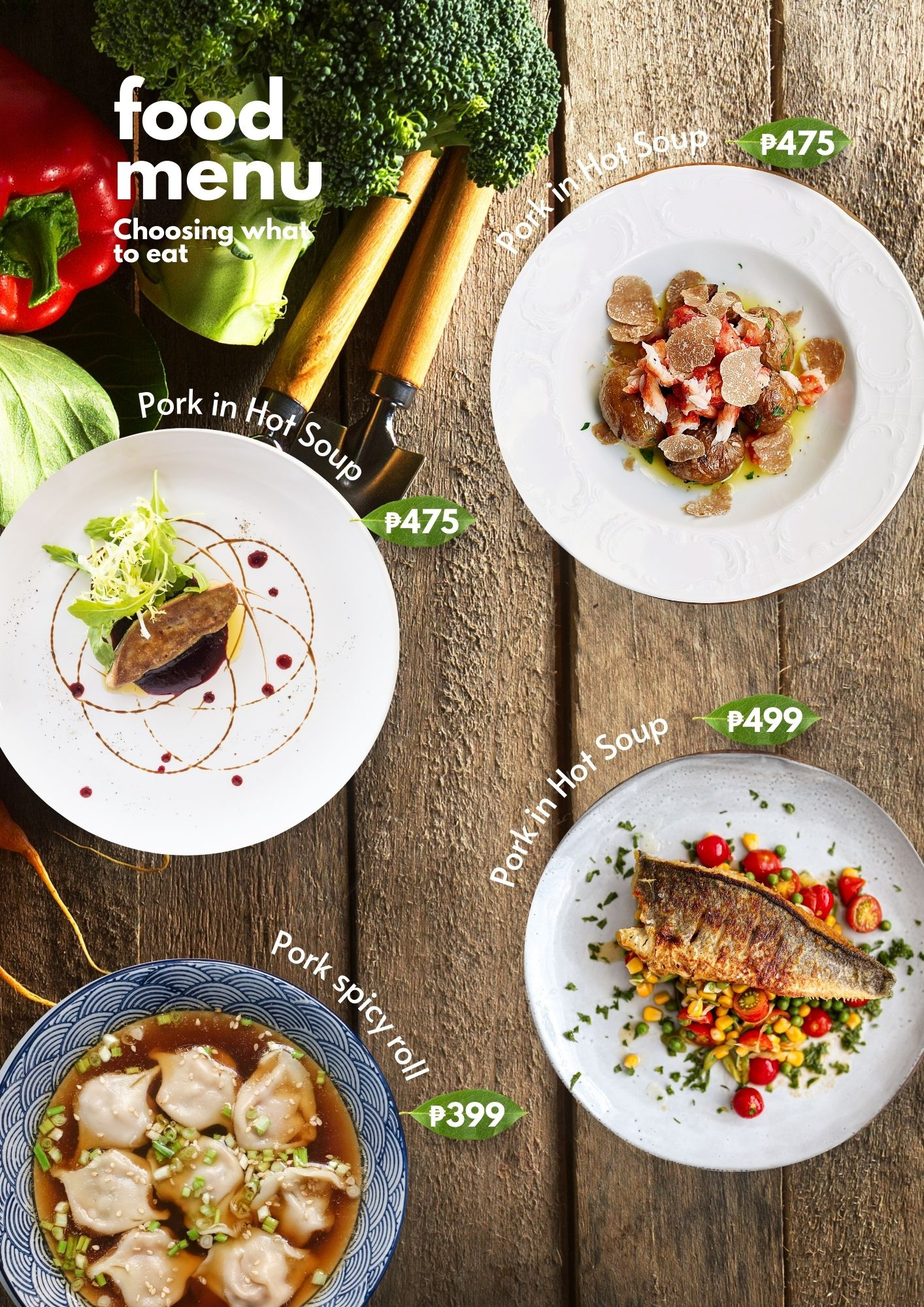 Food Menu Design by Emil Domen on Dribbble