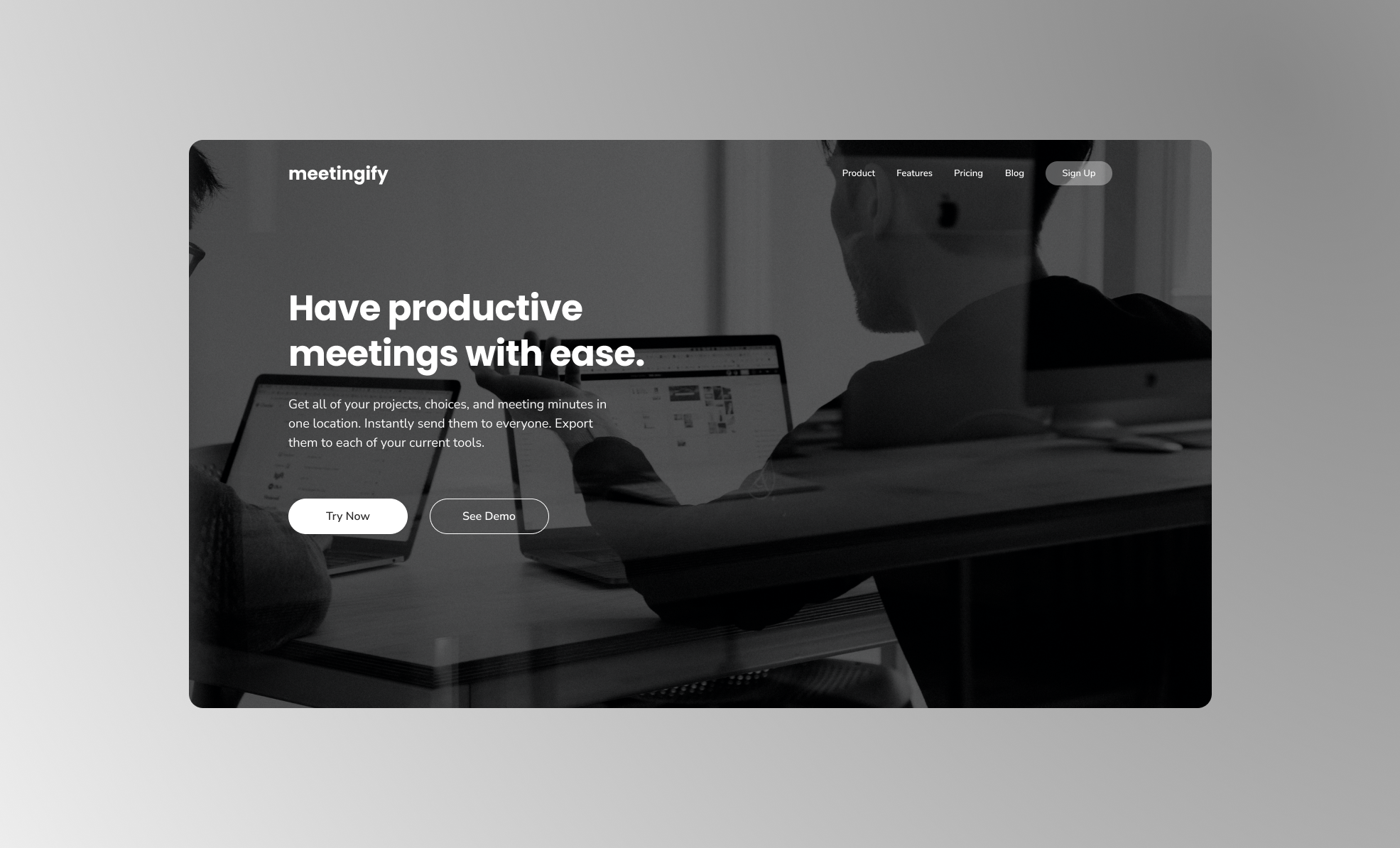 Browse thousands of Meeting Landing Page images for design inspiration ...
