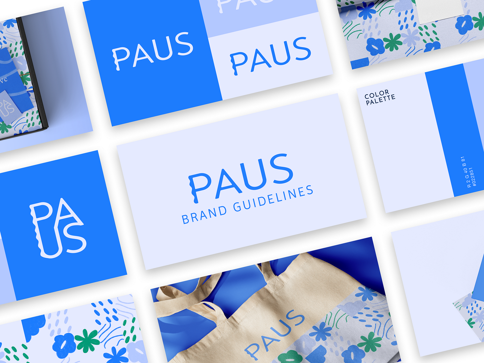 Paus - Brandbook and guidelines by Simona Krejčí on Dribbble