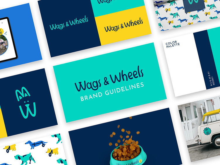 Wags & Wheels by Simona Krejčí on Dribbble