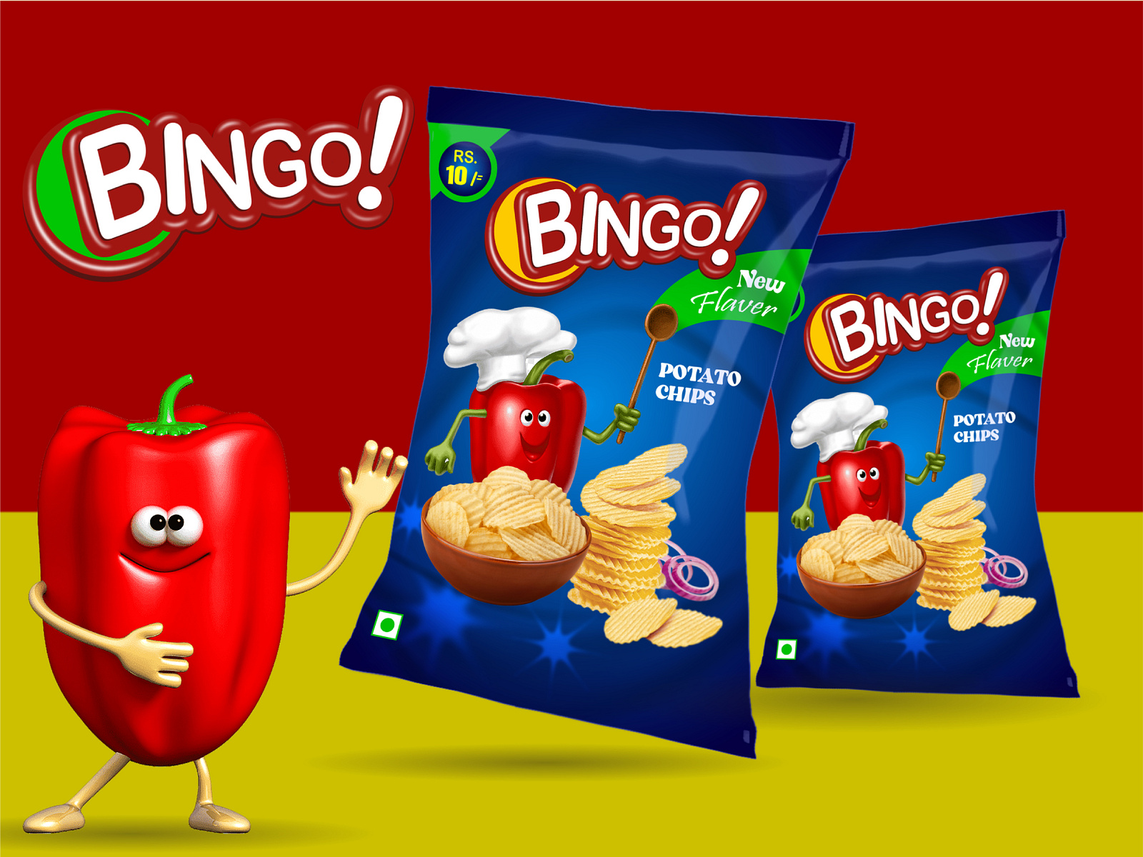 Unique Chips Packaging Design Template. by Toslim uddin on Dribbble
