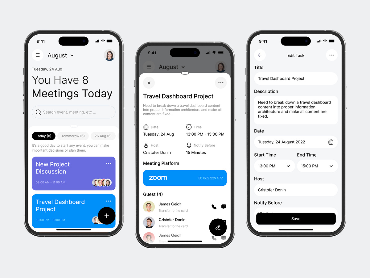 Clendy - Calendar Mobile App by Yoğa Pratama for Korsa on Dribbble