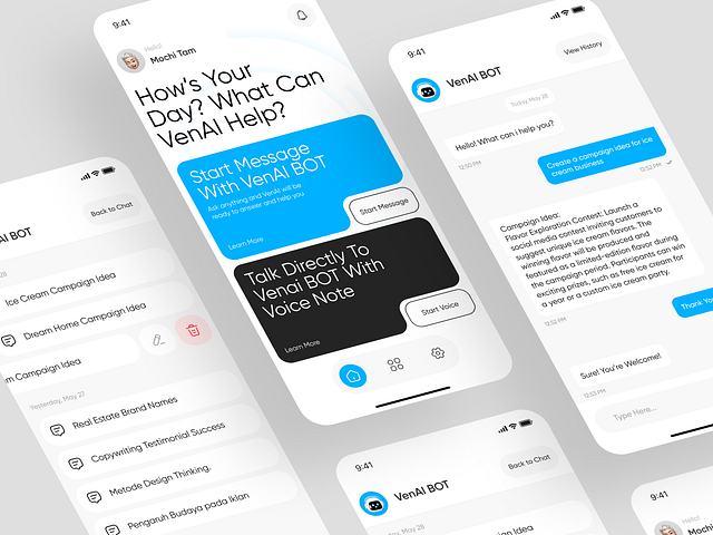 Browse thousands of Ai Chat images for design inspiration | Dribbble