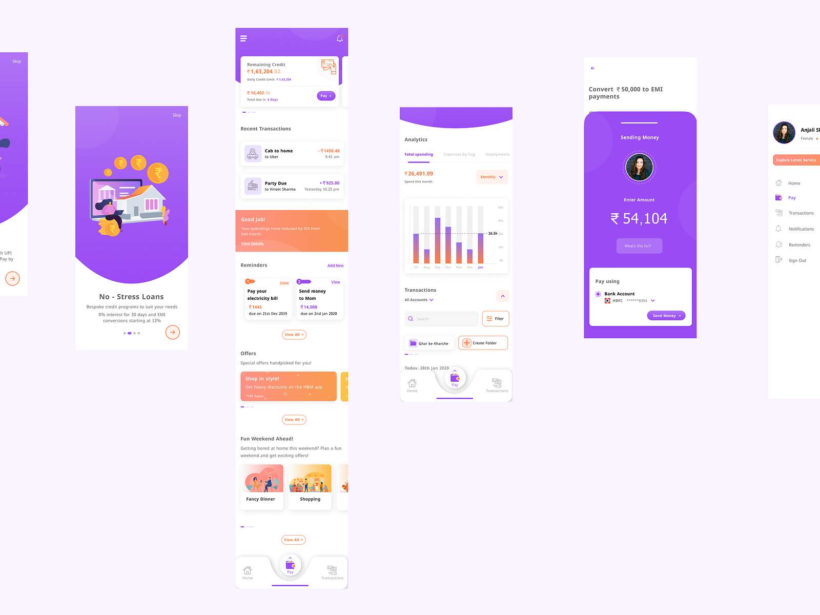 One Card Design Ui Concept By Alisha Gupta On Dribbble