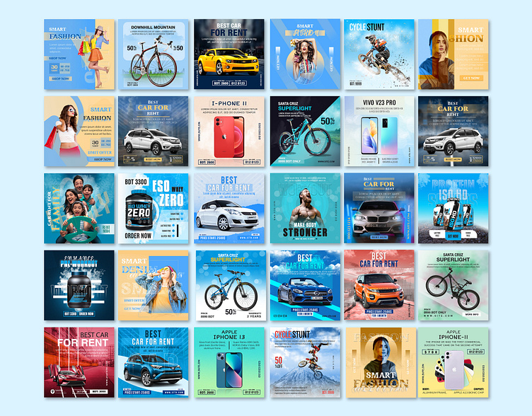 Web Banner, Social Media Post Design, Advertising, ads by Md Tayebur on ...