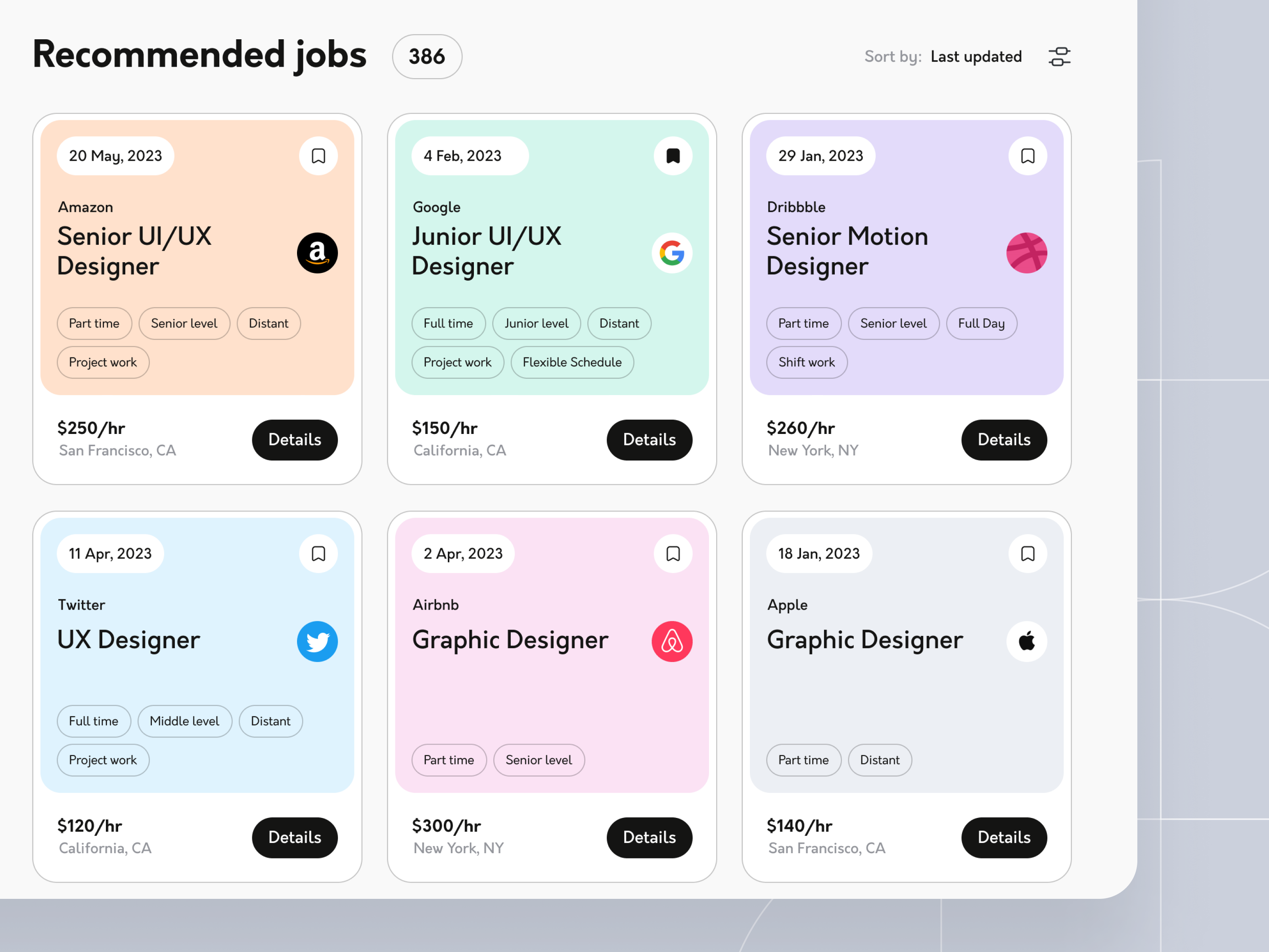 Job Search Platform by Ronas IT | UI/UX Team on Dribbble