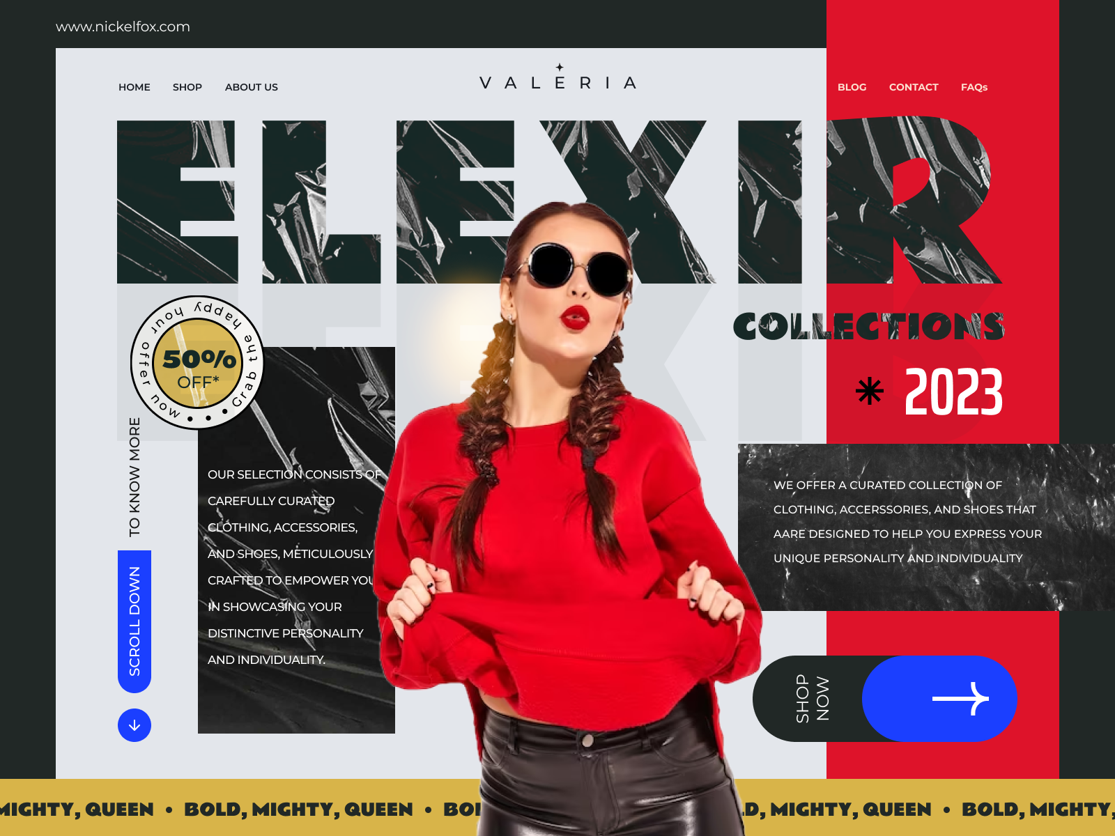 Elexir Summer Sale Website Design by Pradeep kumar for NICKELFOX on ...