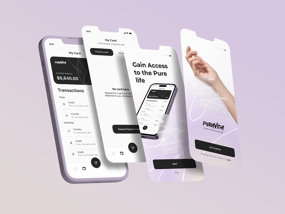 UI Design Online banking concept by Akram rbab on Dribbble