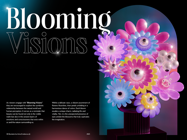 Blooming Visions by Arina Emelyanova on Dribbble