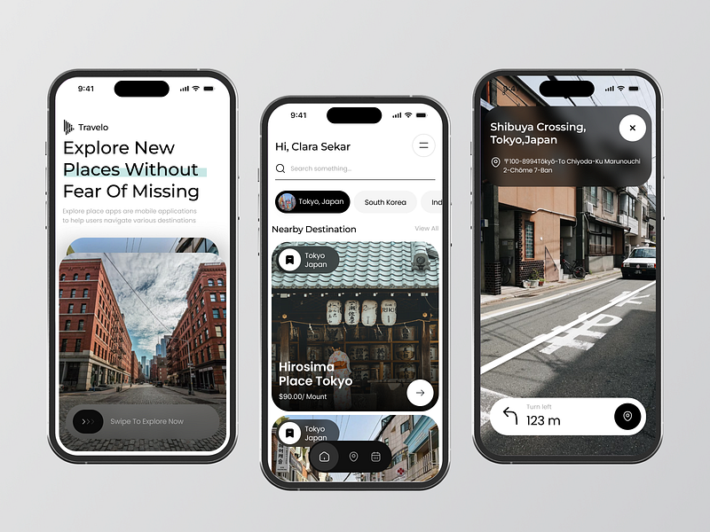 Travel App UI design by Rafi Rohmat for Odama on Dribbble