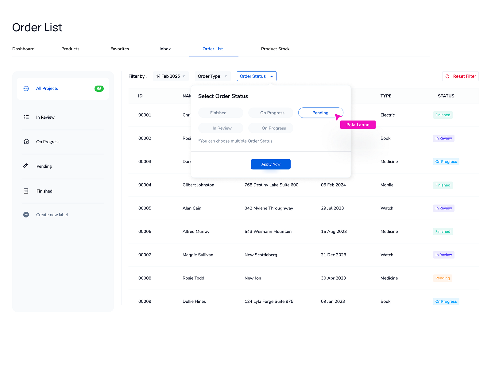 Order Lists | UX List | Calendar by Valeria SAViNA on Dribbble
