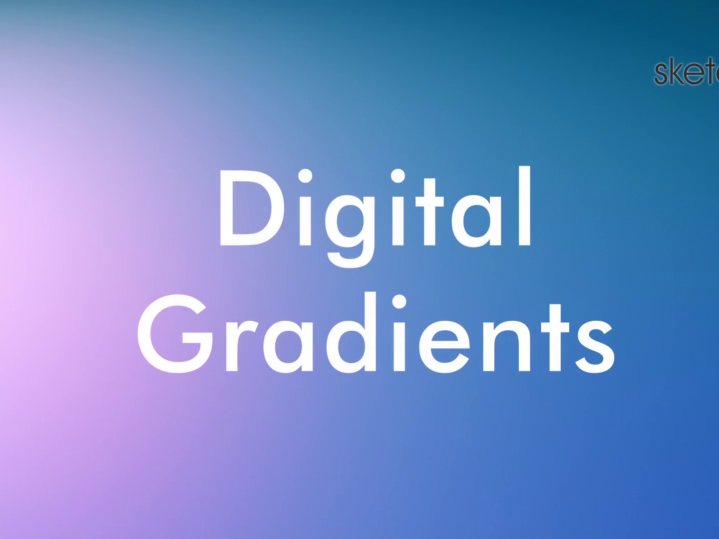 Digital Gradients Video 2D Animation by Sketch Art on Dribbble
