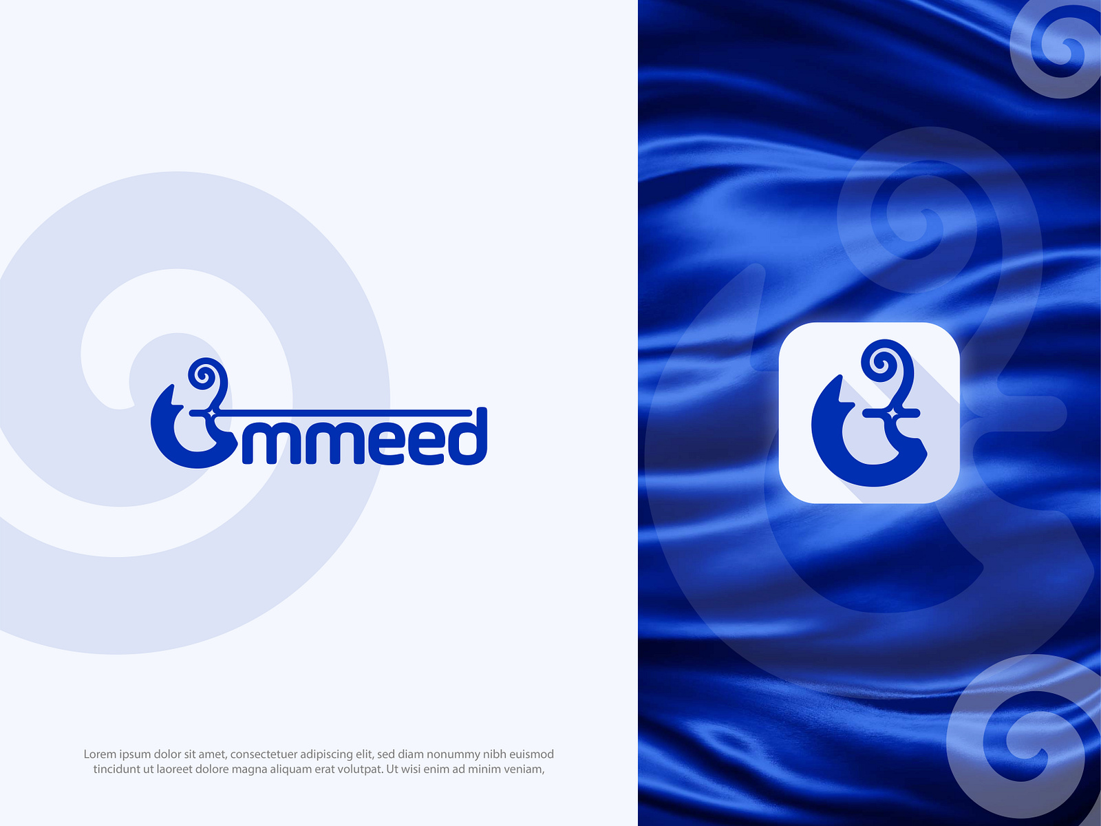 Ummeed Logo For Sale by Logo Cave on Dribbble