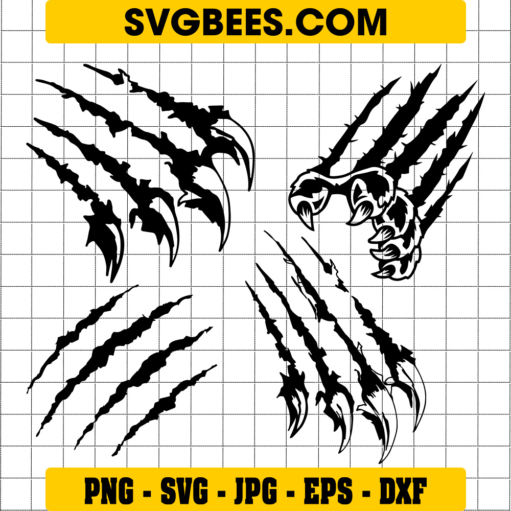Claw Marks SVG by SVGbees: SVG Files for Cricut - Get Premium SVGs on ...