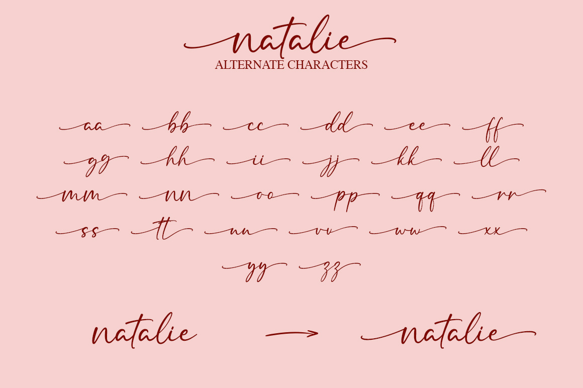 Natalie Font by Aldi Raya on Dribbble