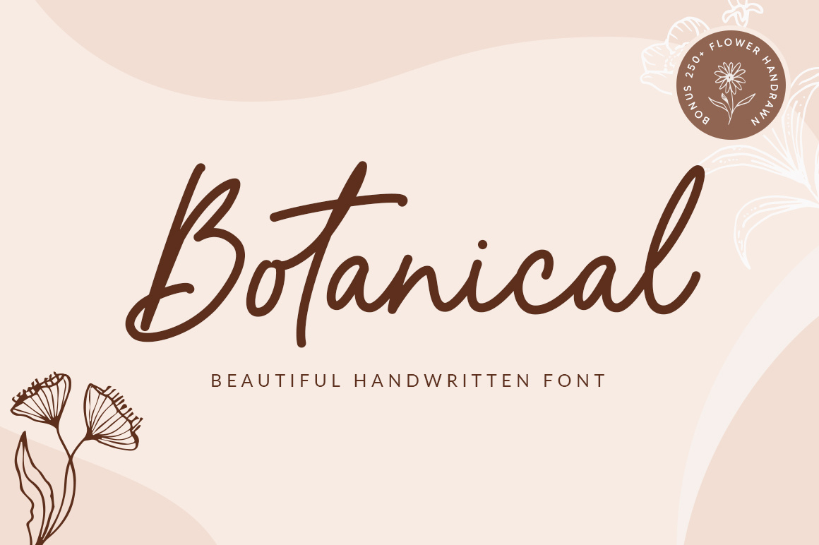 Botanical Font by Aldi Raya on Dribbble