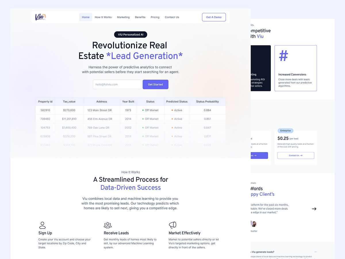 Viu - Landing Page Design by Mehedi Hasan on Dribbble