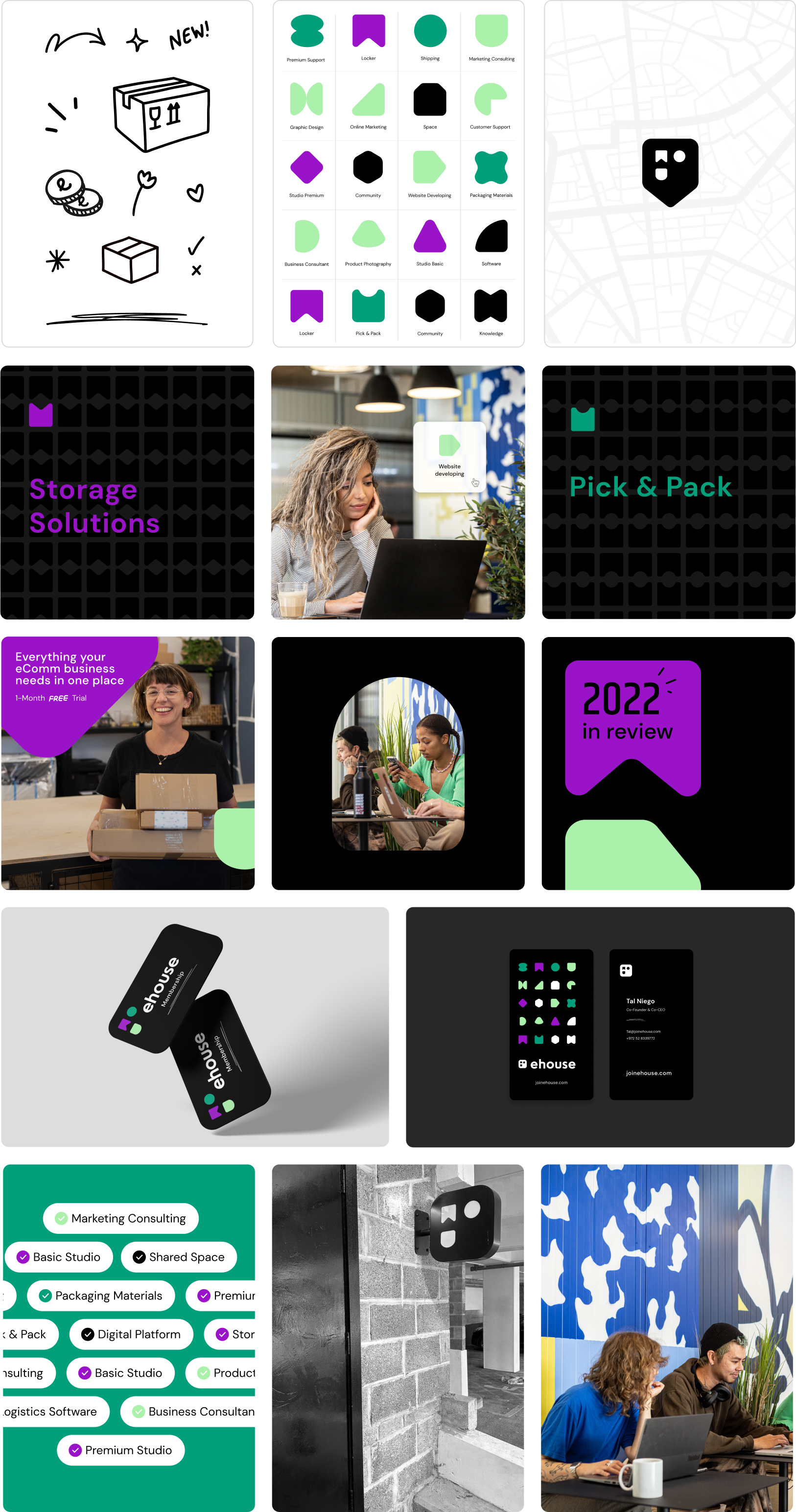 ehouse - Product Design & Rebranding by Liz Sella Tunis on Dribbble
