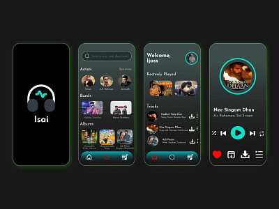 Music Player UI Design by Imran on Dribbble
