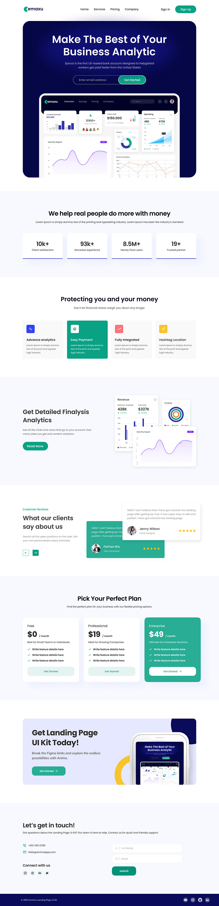 Saas Website UI Design by JAHID on Dribbble Saas Website UI Design by JAHID on Dribbble