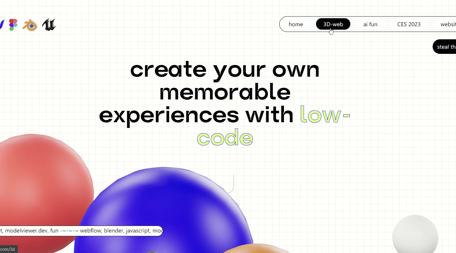 Low Code Scroll Animation Webflow X Blender By Zack Pennachi On Dribbble