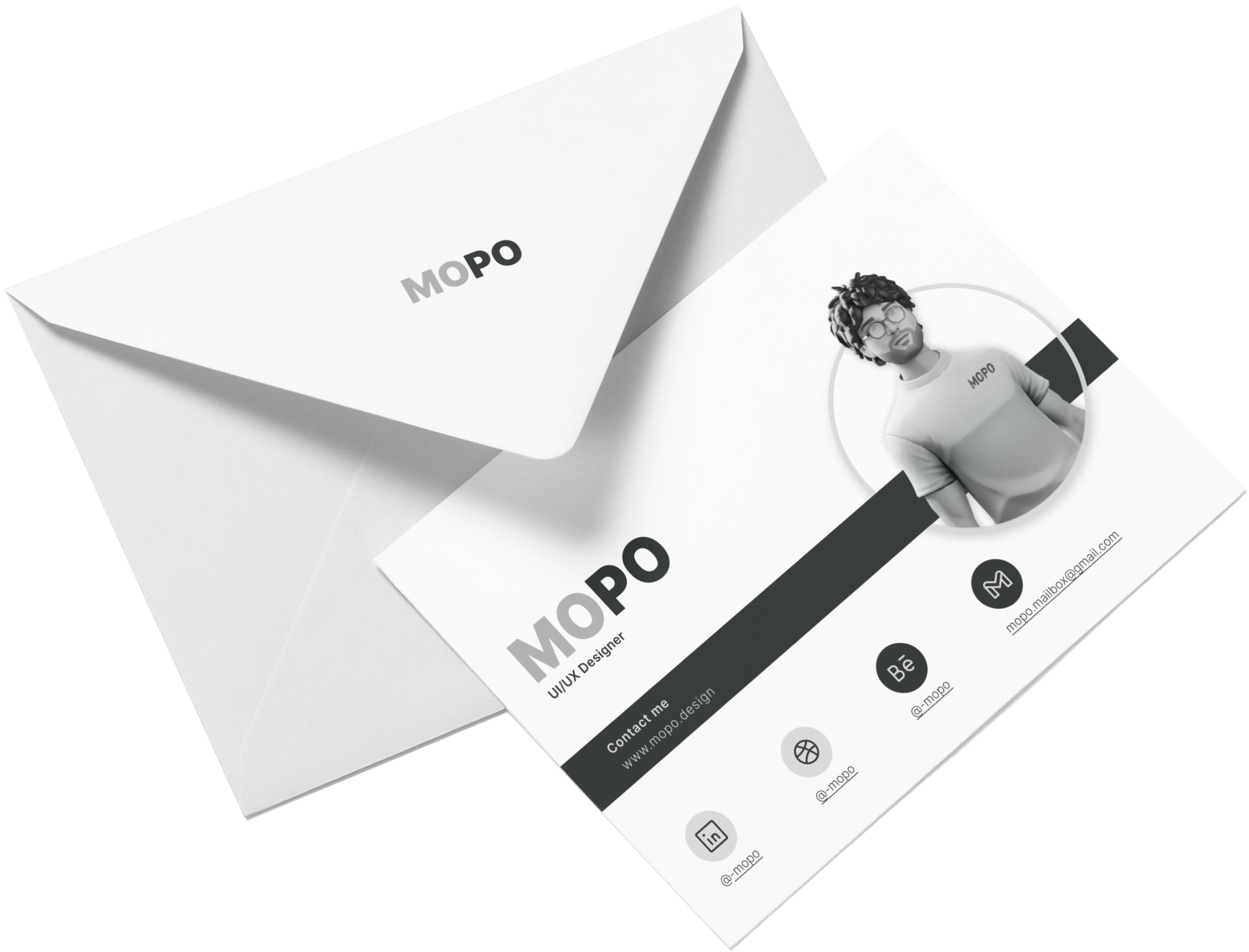 Contact Card by MoPo on Dribbble