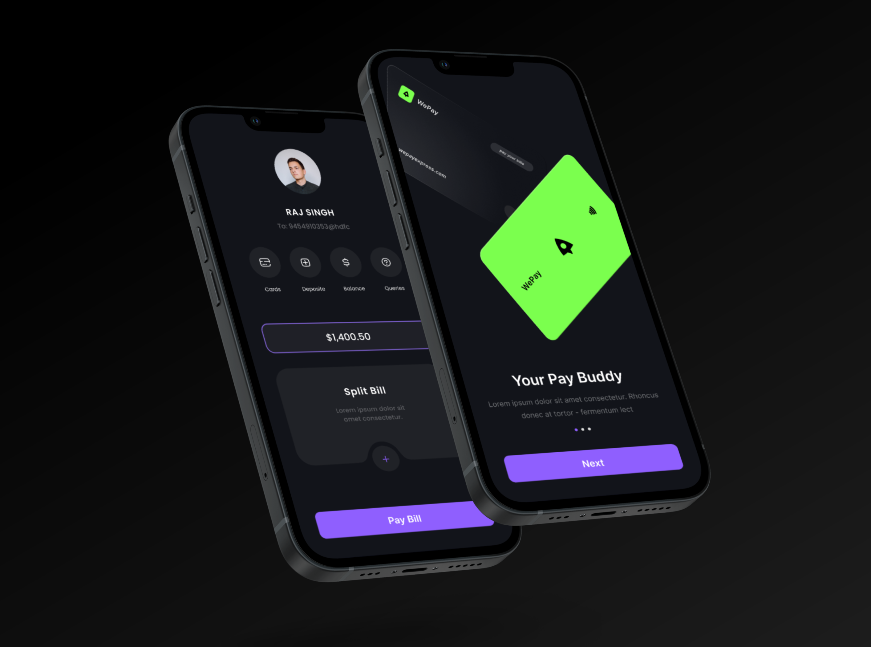 Bill Split App - Mobile Design by Raj Singh on Dribbble