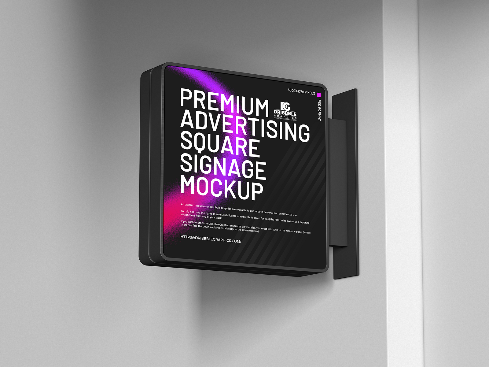 Free Square Signage Mockup by Jessica Elle on Dribbble