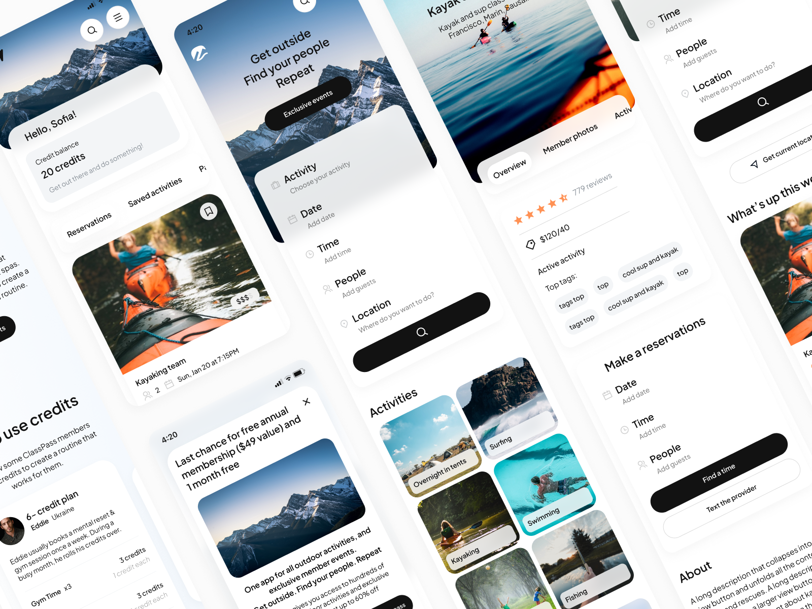 OTR - Travel and Activity platform by The Ash Design on Dribbble