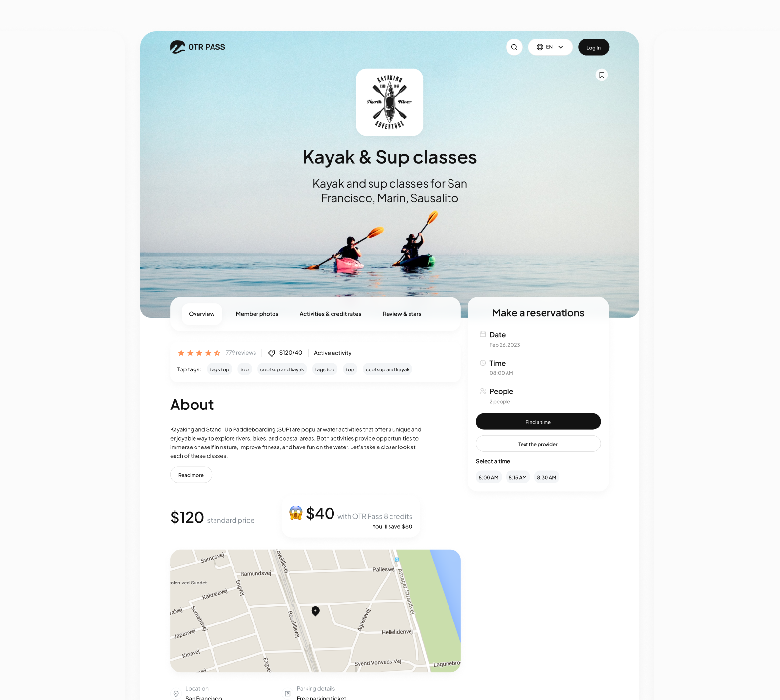 OTR - Travel and Activity platform by The Ash Design on Dribbble