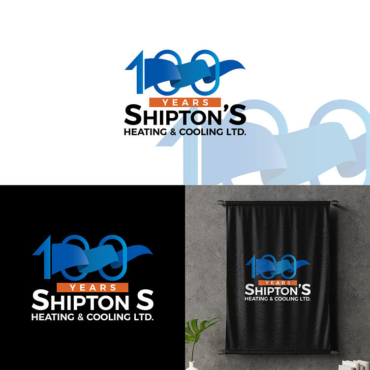 100 years | Concept Logo Design by Azanshaikh on Dribbble