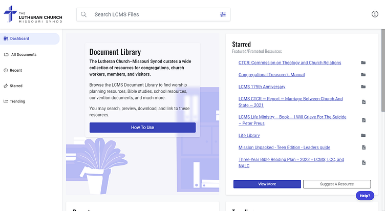 Document Library by Sam Ambrose on Dribbble