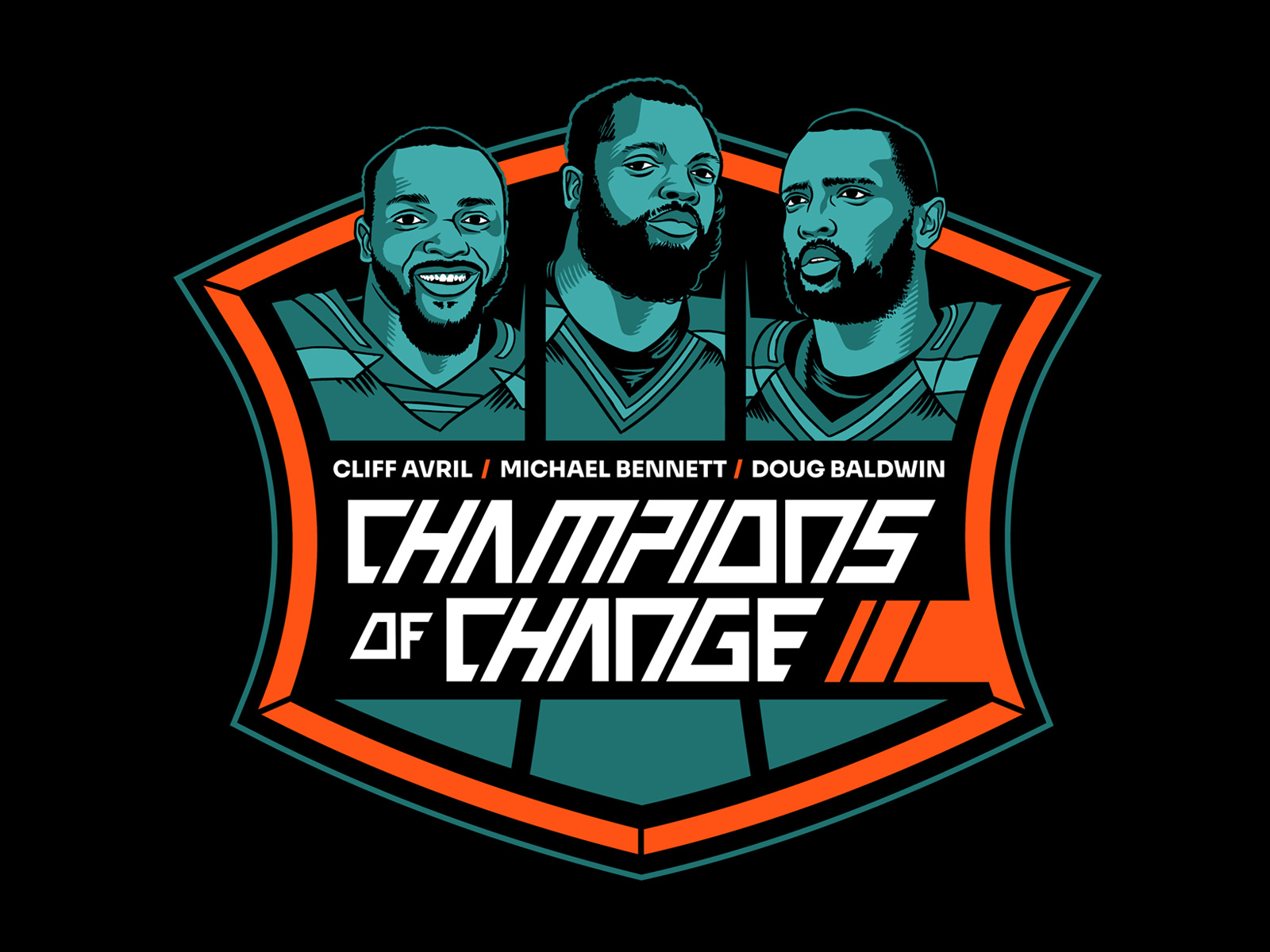 Champions of Change T-Shirt by Matt Naylor on Dribbble