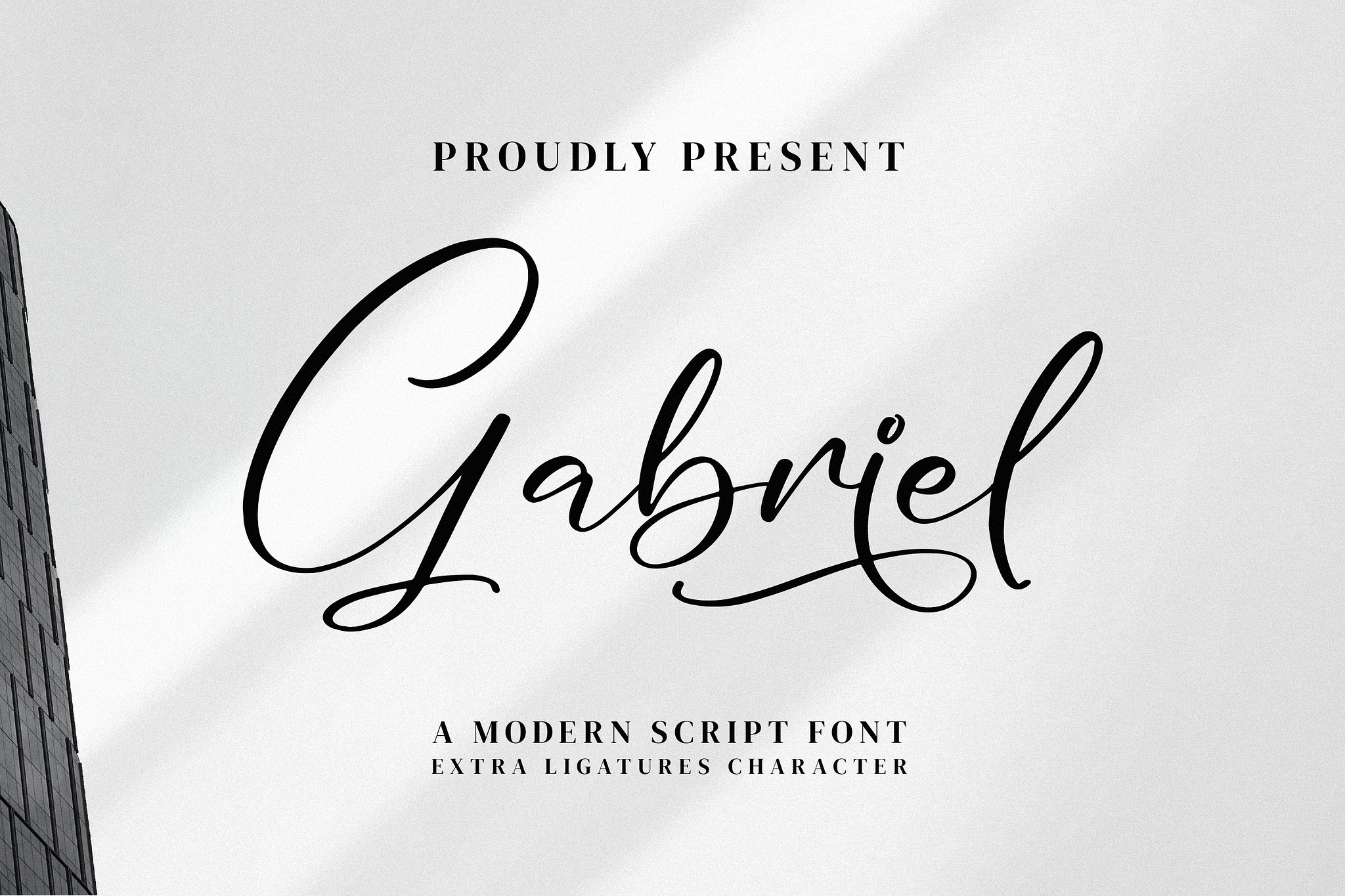 Gabriel - Modern Script Font by IntegritypeStudio on Dribbble