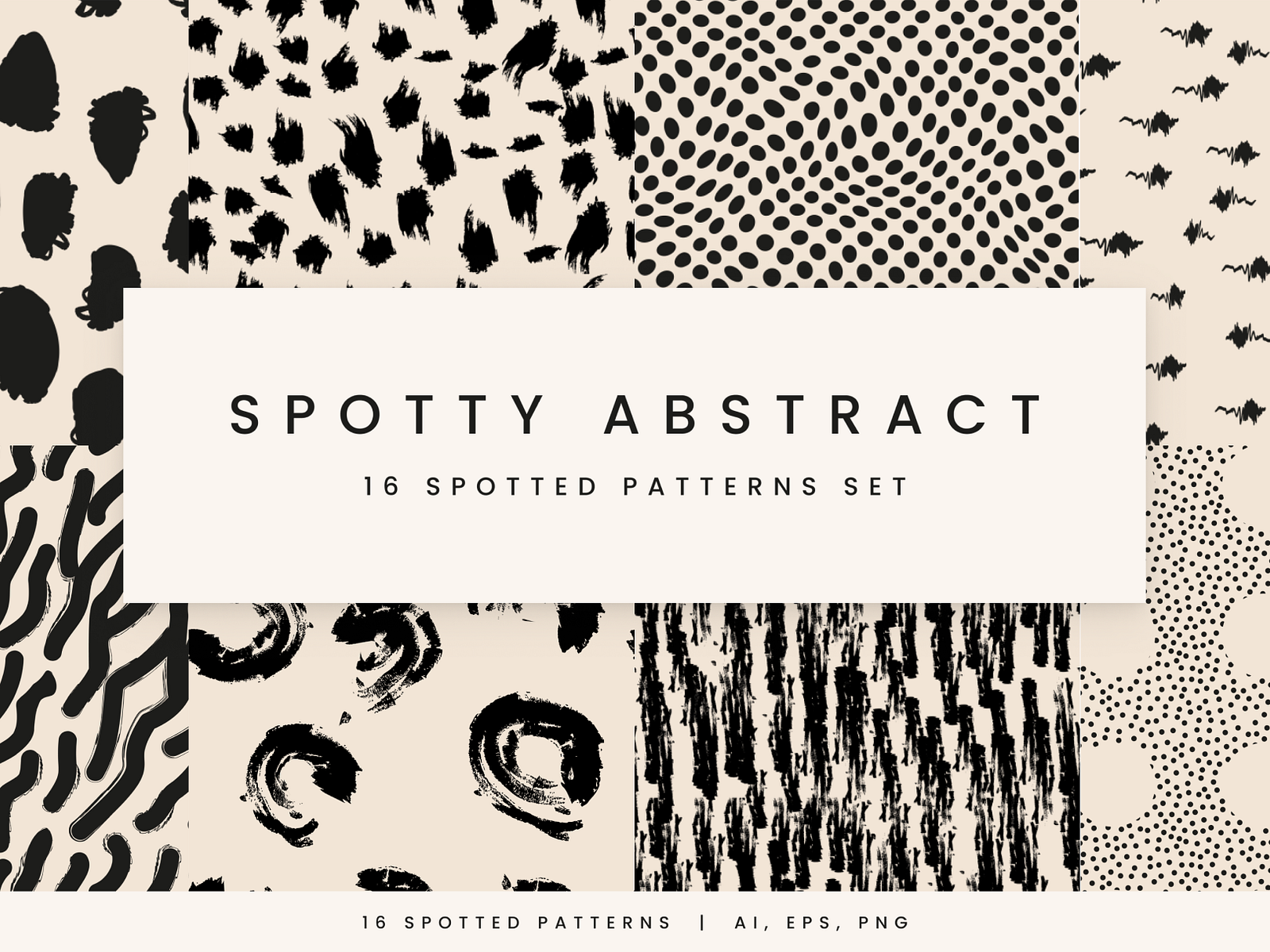 Spotty Abstract Patterns by Promo Graphics on Dribbble
