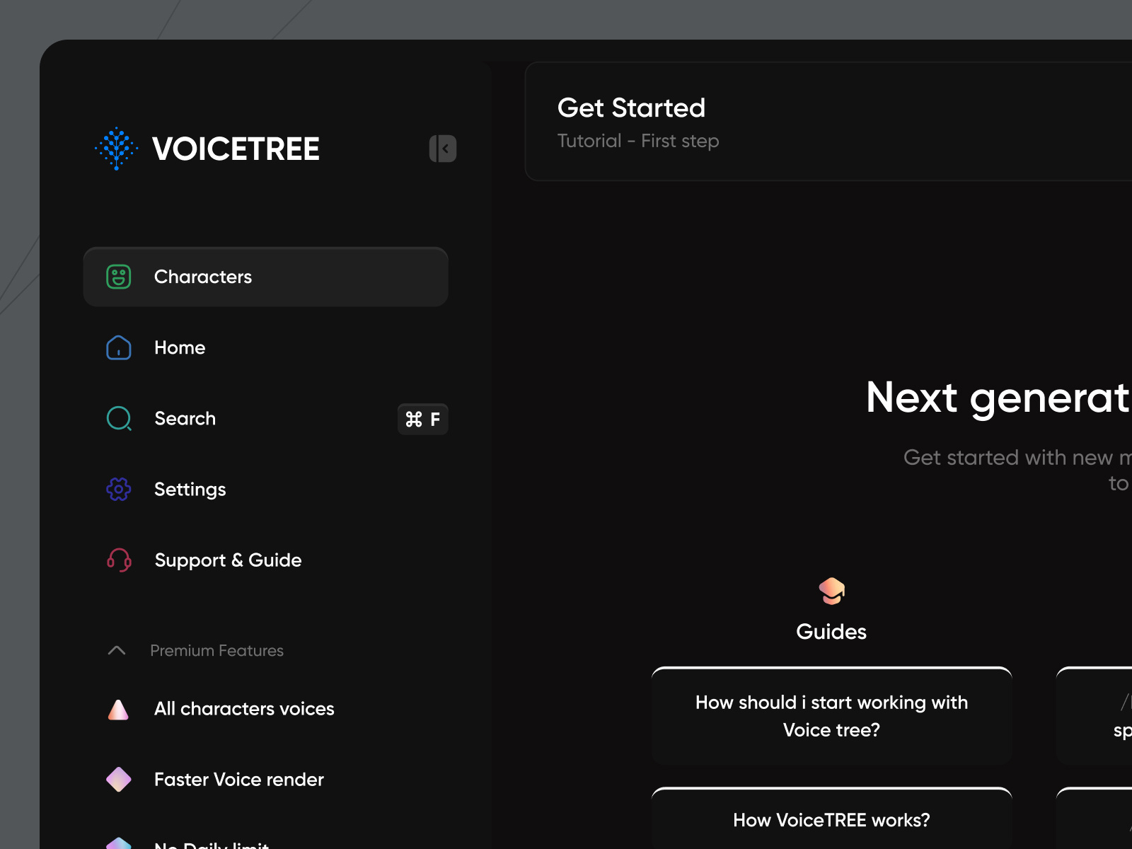 Voice simulate AI - Minimal and Flat (Dark Version) by Jahan for Ace ...