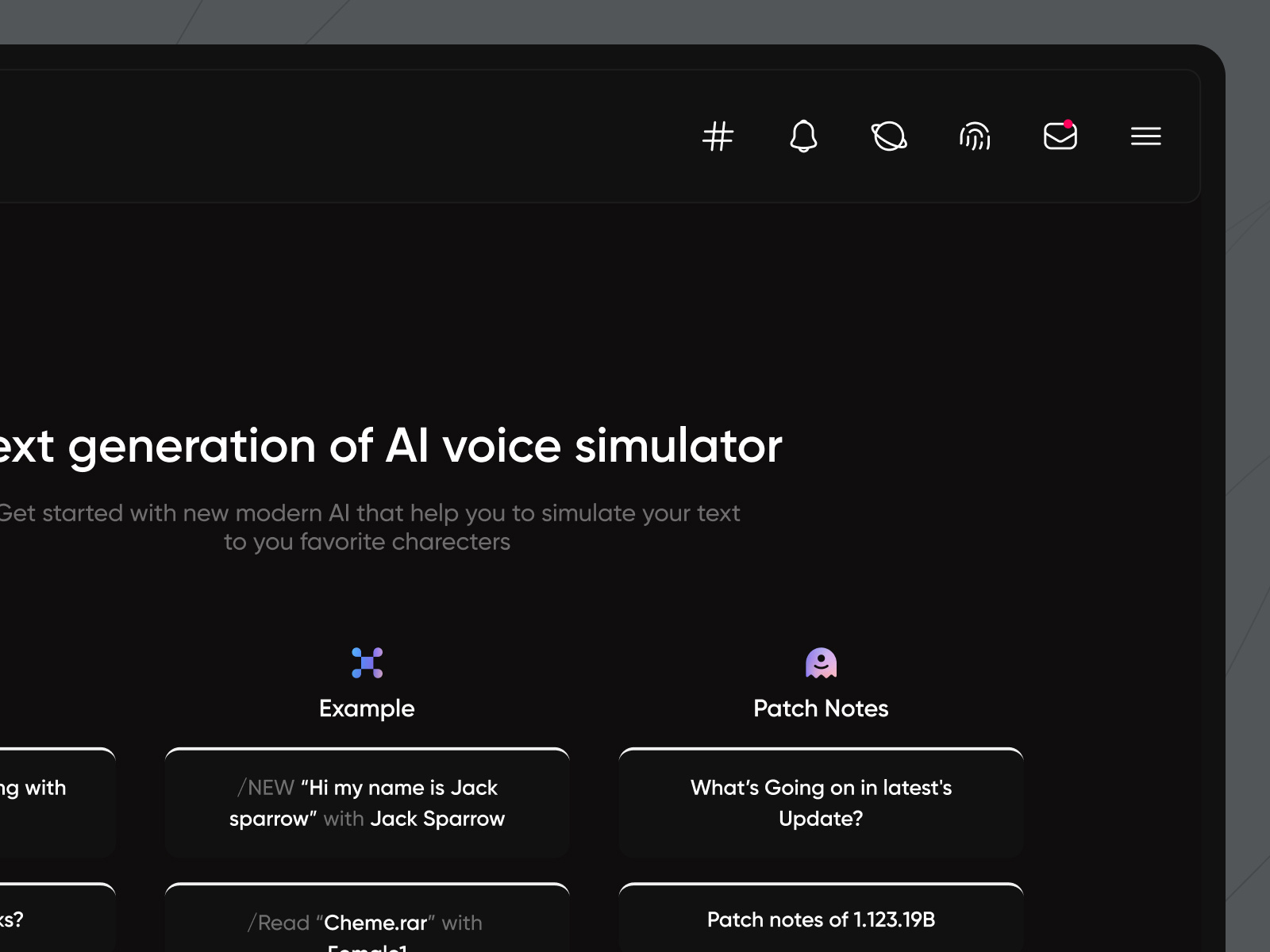 Voice simulate AI - Minimal and Flat (Dark Version) by Jahan for Ace ...