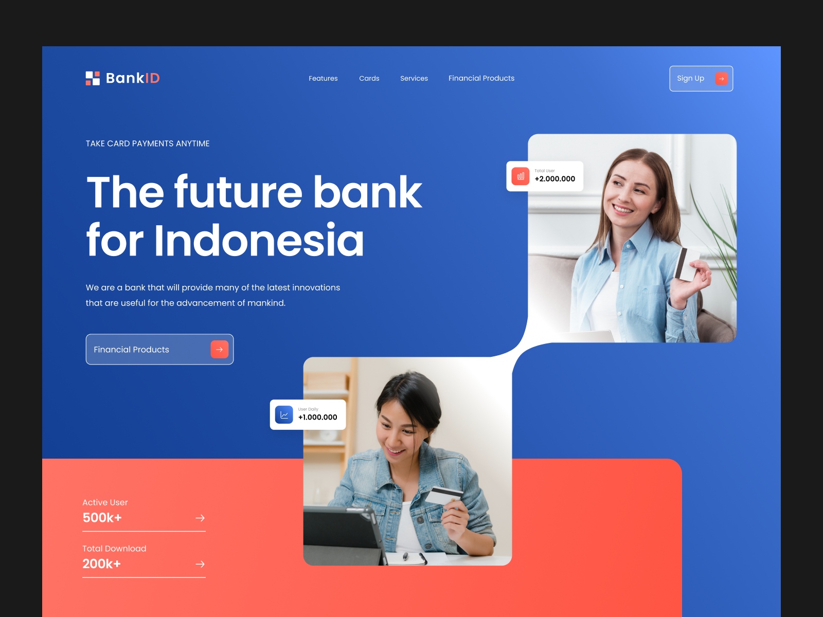 BankID Website by Galuh Prandika on Dribbble