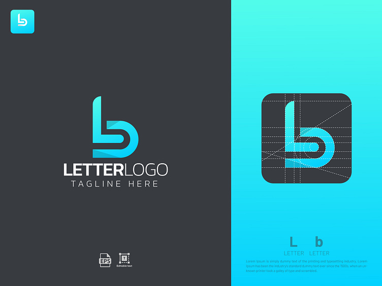 Letter logo, modern letter, monogram logo, initial letter by Hamja's ...