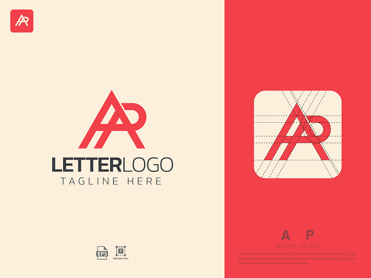Letter logo, modern letter, monogram logo, initial letter by Hamja's ...