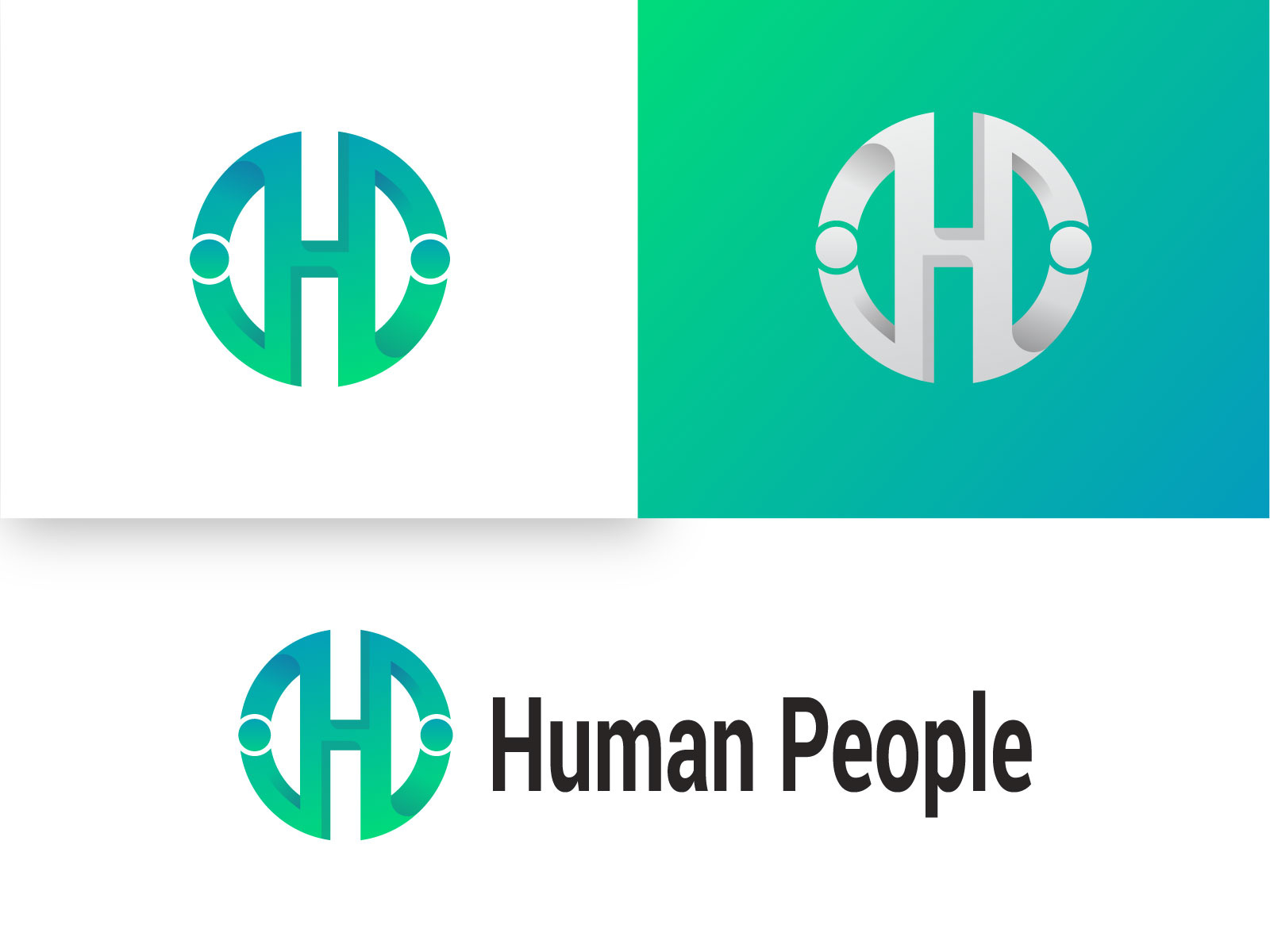 Human People Modern logo by Md Rajib Hossain on Dribbble