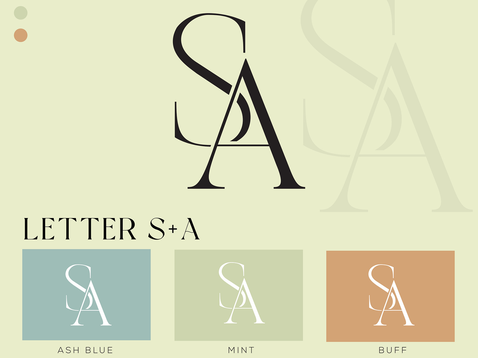 Letter SA Monogram - Logo Design (Unused ) by Zuraij GFX on Dribbble