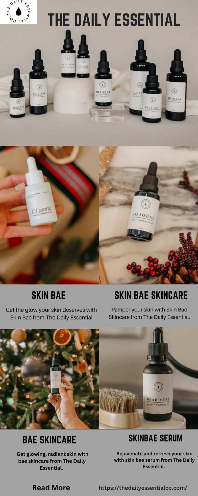 Skin Bae Skincare by The Daily Essential Co on Dribbble