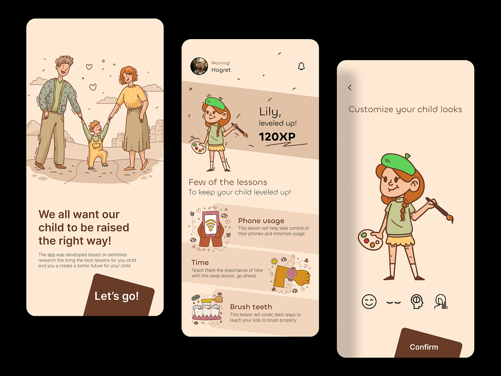 Browse thousands of Child App images for design inspiration | Dribbble