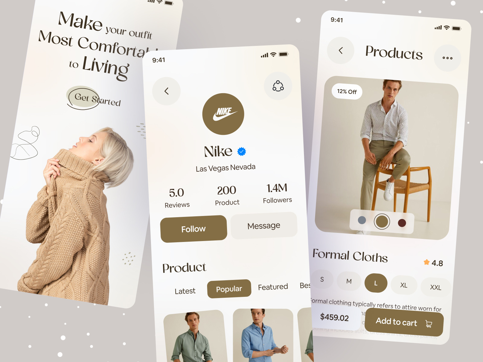 Fashion Store App UI by Ofspace UX/UI on Dribbble