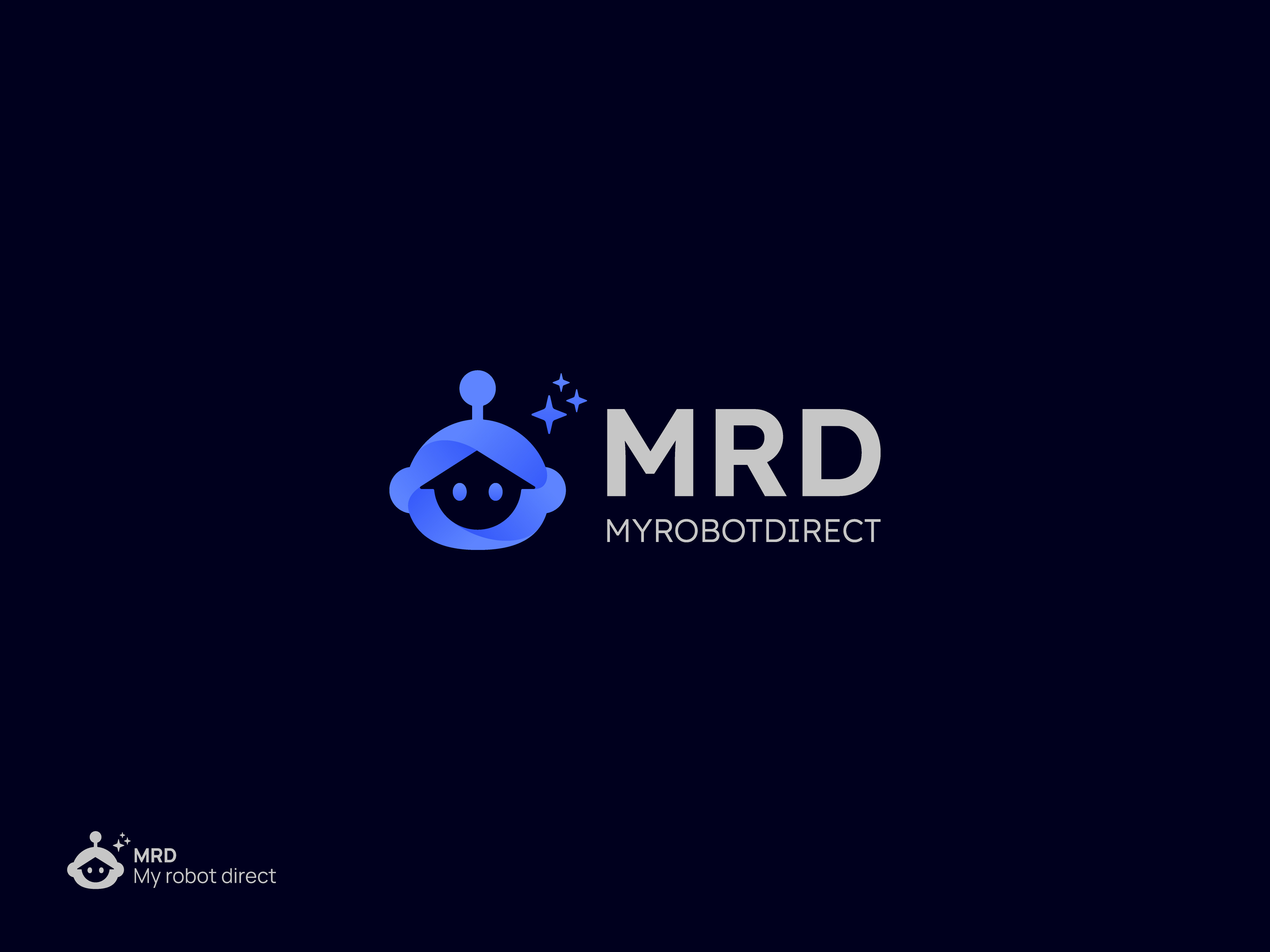 MRD | robotic and smart tech Logo by Ak Shazu on Dribbble